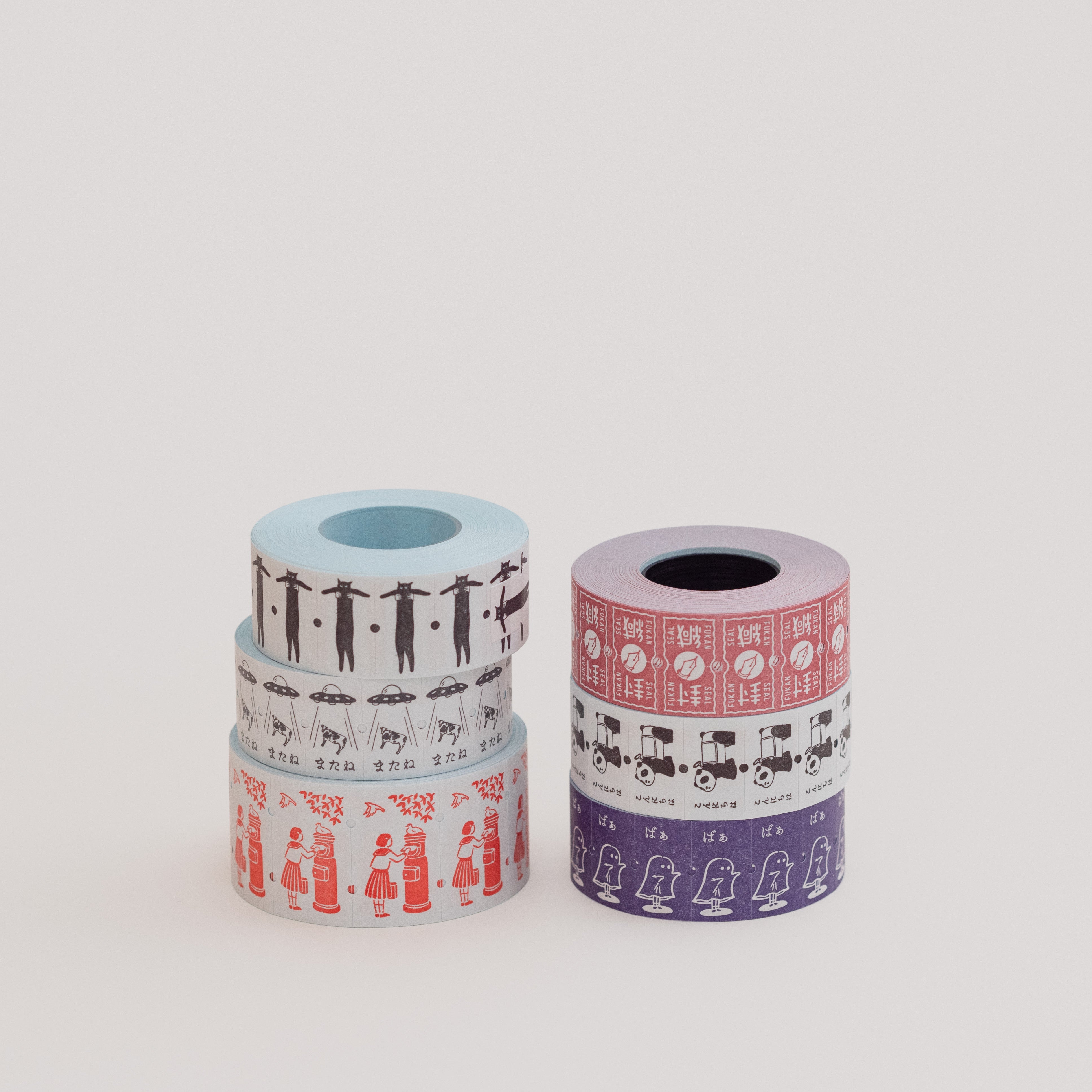 Rouleau de stickers illustrés – DEJIMA